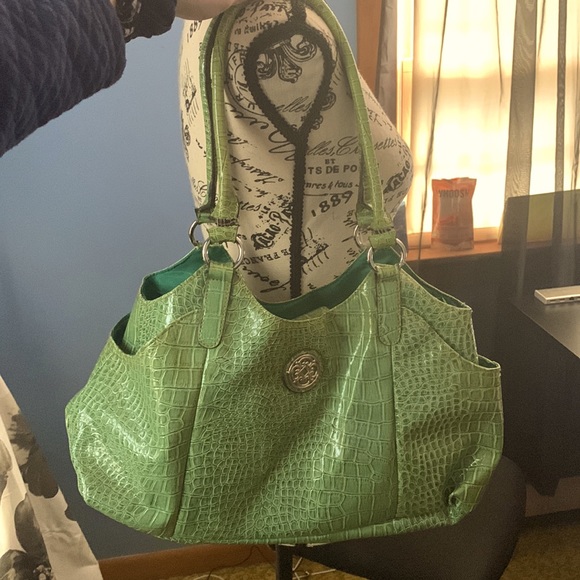 OK PTA | Bags | Ok Pta Faux Alligator Purse | Poshmark